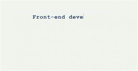 20 Text Typing Effect Css Animation Examples Onaircode