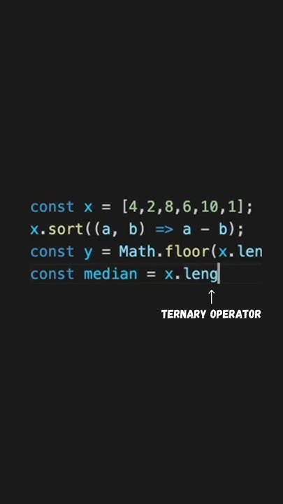 How To Find The Median Number Within An Array Javascript Coding Youtube