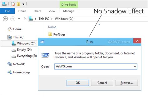 Tip Remove Shadow Effect From Window Borders In Windows AskVG