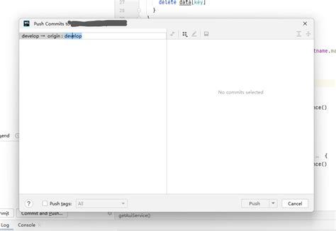 Git Why My Branch Code Is Trying To Push To Master Through Intellij