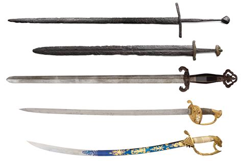 Types Of Swords Complete List By Region And Era Chart Photos