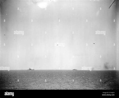 The End Of The British Aircraft Carrier Hms Eagle Whilst On Convoy Duty To Malta 19 August