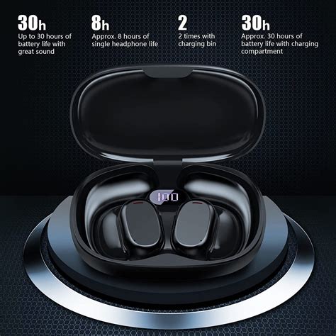 Wireless Ear Hook Ows Earphones Bluetooth Earbuds Over The Ear Headpho