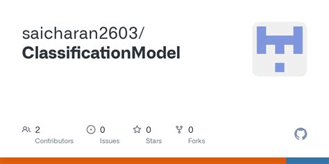GitHub Saicharan ClassificationModel