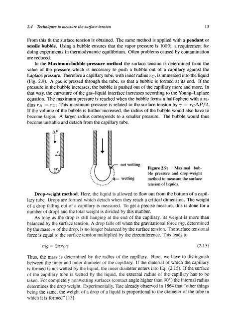 Surface Tension Drop Weight Method Big Chemical Encyclopedia