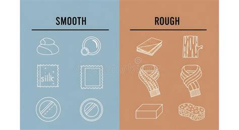 Adjectives Smooth Stock Illustrations 9 Adjectives Smooth Stock