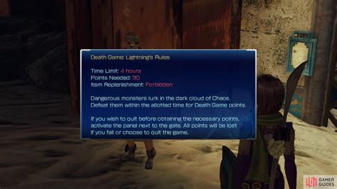 Death Game Yusnaan Side Quests Lightning Returns Final Fantasy Xiii Gamer Guides®