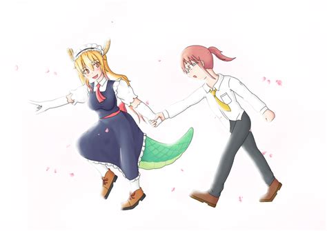Tohru And Kobayashi By Tierblue On Deviantart