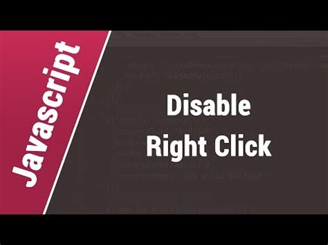 Javascript Arabic Tutorials Disable Right Click On page كورسات كود