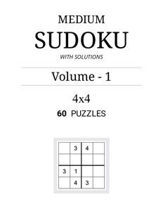 Printable Medium Sudoku Puzzle Books
