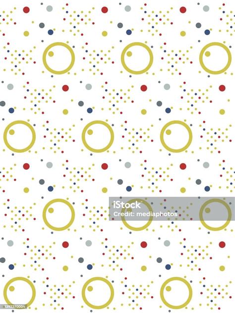 원 점 반지 거품이있는 기하학적 패턴 어린이 제품에 대한 밝은 기하학적 요소 0명에 대한 스톡 벡터 아트 및 기타 이미지 0명 가장자리 구 Istock