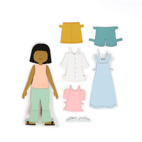 Customizable Paper Doll Clothing Glowforge Shop