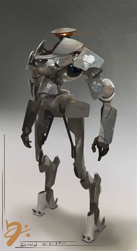 16 Stunning And Futuristic 3d Robot Character Designs For
