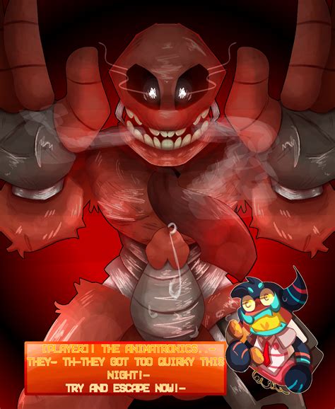 Rule 34 Animatronic Breath Doodle Erm Glowing Eyes Gregoriah Regretevator Lineless Male Only