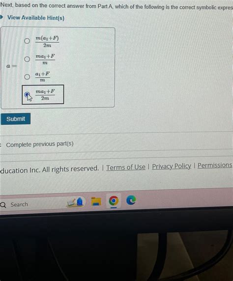 Solved Next Based On The Correct Answer From Parta Which