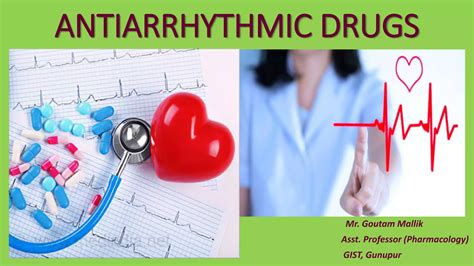 Drugs In Cardiac Arrhythmia Pptx