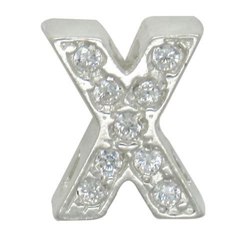 Серебряная буква на цепочку X — цена 485 грн в каталоге Кулоны Купить аксессуары по доступной