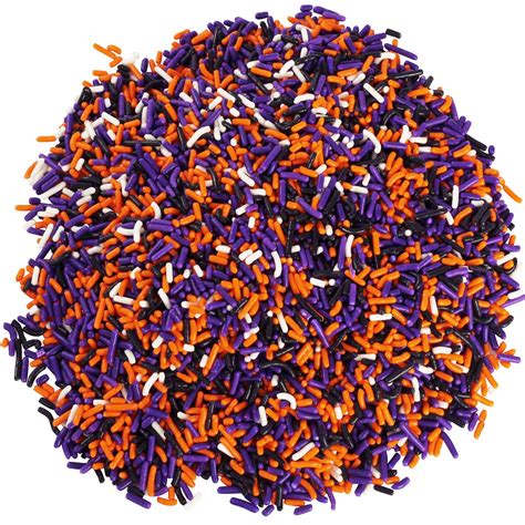 Halloween Sprinkles Bulk Sprinkles 16 Lb Orange Black Purple
