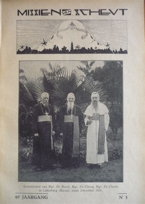 Missiën Van Scheut In De Filipijnen 1932 Een Relaas Van Pater Van Overbergh Gegroet O Kruis