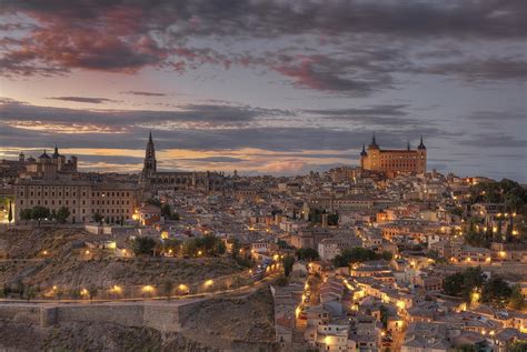 Spain Toledo Lights Wallpaper Hd City 4k Wallpapers Images And