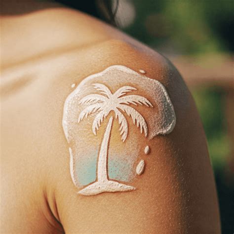 12 Sunscreen Tattoo Ideas That Celebrate Sun Safety In Style