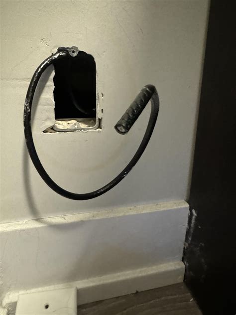 Coax Cable In My Wall Looks Like This Do I Need Some Kind Of Cover Or