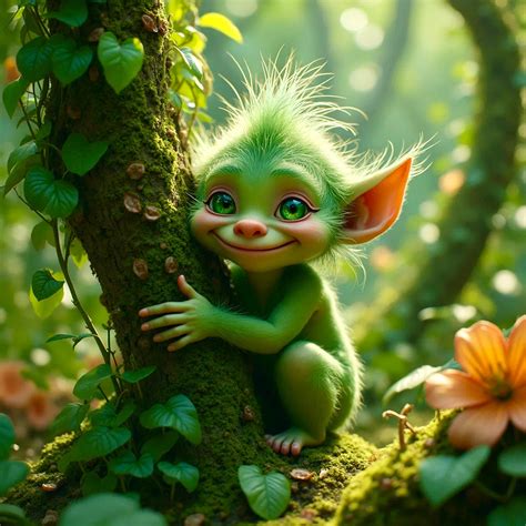 Download Cute Troll Nature Royalty Free Stock Illustration Image