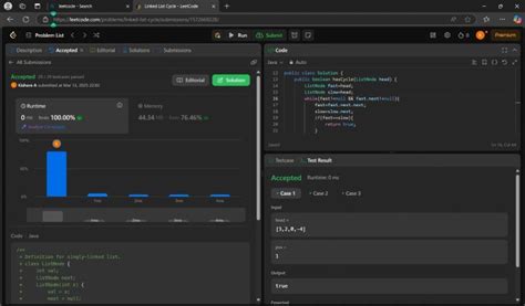 100daysofcode Leetcode Linkedlist Floydcycledetection