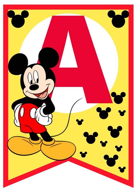 Alfabeto De Mickey Mouse Artofit