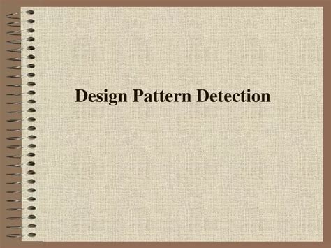 Ppt Design Pattern Detection Powerpoint Presentation Free Download