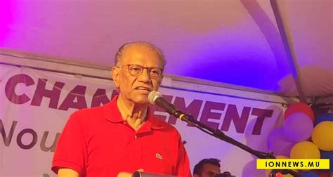 Navin Ramgoolam Zot In Vin La Pu Ecouter Ecouter Zot Pe Nek Fer Zess