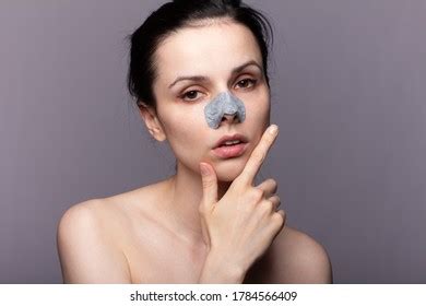Naked Woman Nose Strip On Face Stock Photo Shutterstock