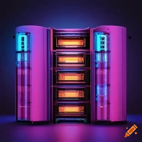 Efficient Server Organization Illustration On Craiyon