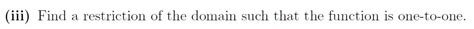 Solved For The Function Y F X X I Clearly Sketch Chegg Com
