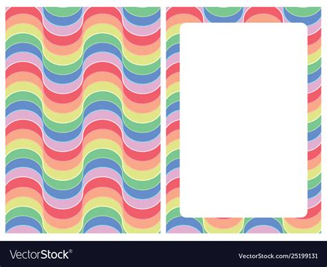 Border Frame Background Worksheet Background Vector Image