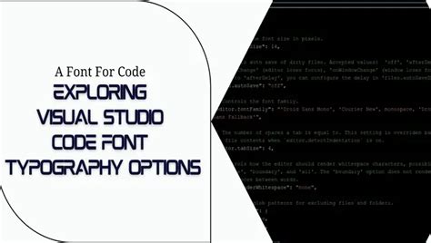 Visual Studio Code Font Elevate Your Coding