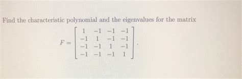 solved in exercises 1 14 file the eigenvalues for gebraic