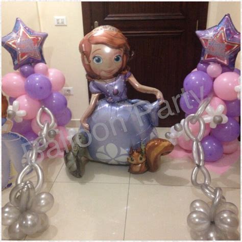 Sofia Birthday Party Balloons Balloon Decorations Birthday Balloon Decorations
