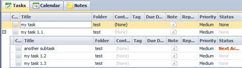 DesktopTodo Subtask With Independent Layout