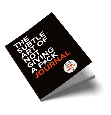 The Subtle Art Of Not Giving A Fck Journal By Mark Manson