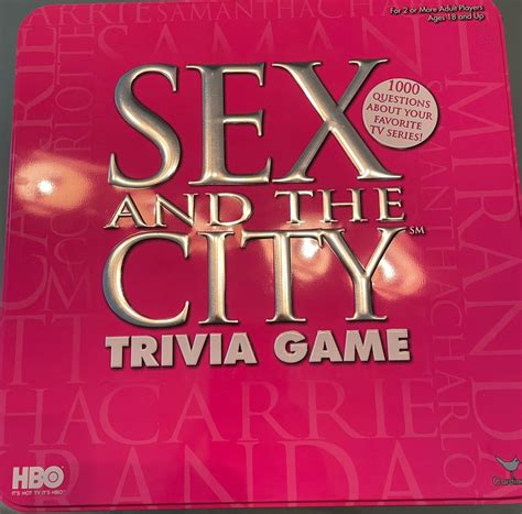 Sex The City Trivia Game Hobbies Toys Toys Games On Carousell
