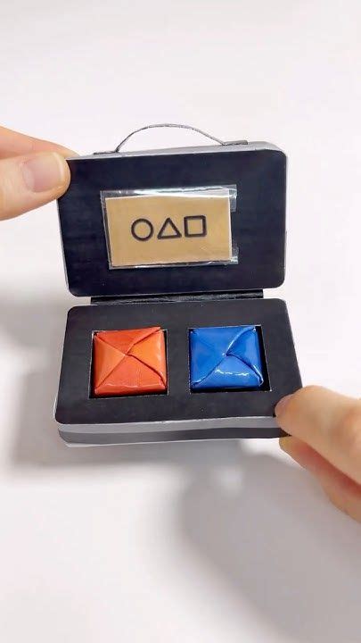 오징어게임 딱지치기🦑👬 만들기 무료도안 Squid Game Craft Diy Shorts 2025