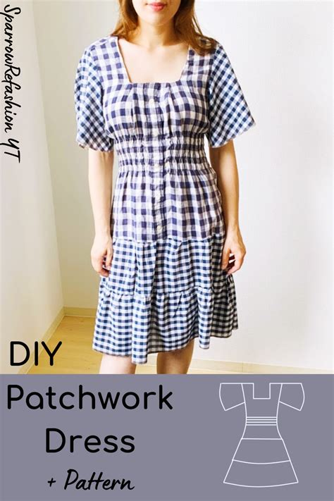 How To Sew Patchwork Dress Sewing Tutorial And Pattern