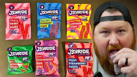 Taste Testing All Flavors From Ryan Trahans New Joyride Candy