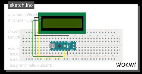 Lcd I2c With Arduino Nano Copy Wokwi Esp32 Stm32 Arduino Simulator