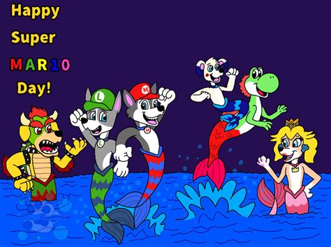 Happy Super Mar10 Day By Merpupisaac2003 On Deviantart