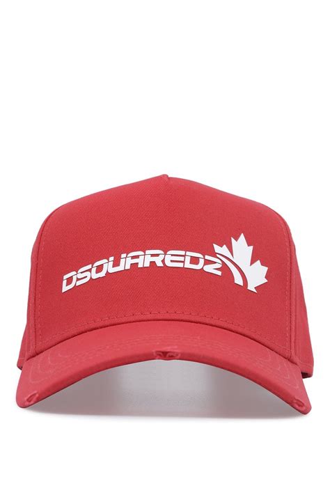 Dsquared2 Cotton Maple Leaf Cap Clothing From Circle Fashion Uk
