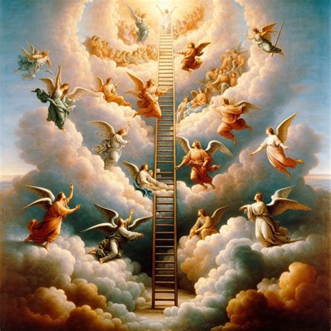 Jacobs Ladder Artwork Bible Art