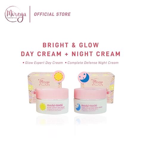 Jual Mireya Mochi Mochi Bright Glow Day Night Cream Ml Shopee Indonesia