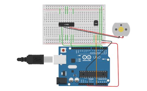 Circuit Design Automatic Fan Tinkercad